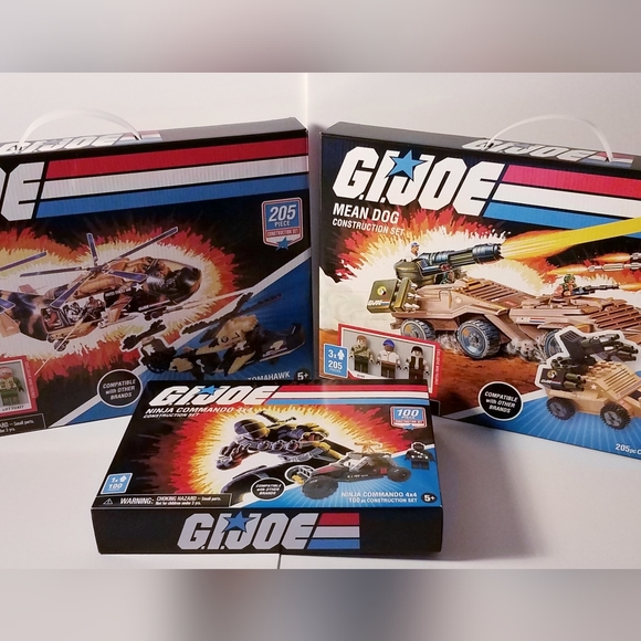 Hasbro | Toys | Lot 3 Gi Joe Tomahawk Mean Dog Ninja Commando 4x4 ...